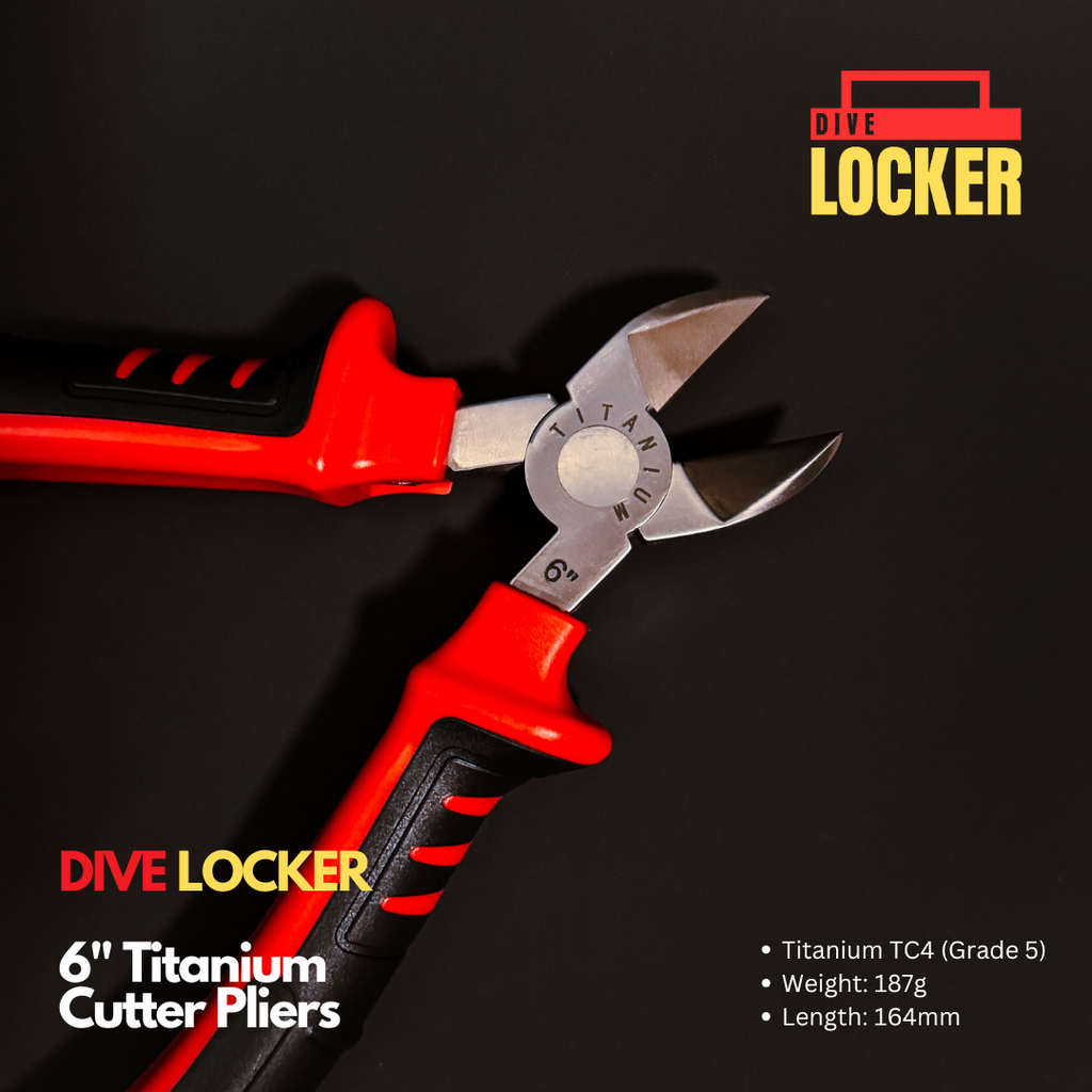DIVE LOCKER 6" Titanium Cutter Pliers – Deep Dive Dubai