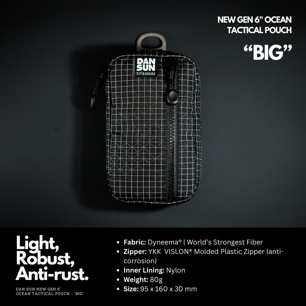DAN SUN New Gen 6" Ocean Tactical Pouch - BIG – Deep Dive Dubai