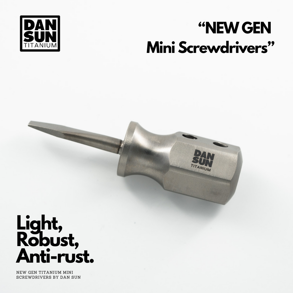 DAN SUN New Gen Titanium Mini Flat Head Screwdriver – Deep Dive Dubai